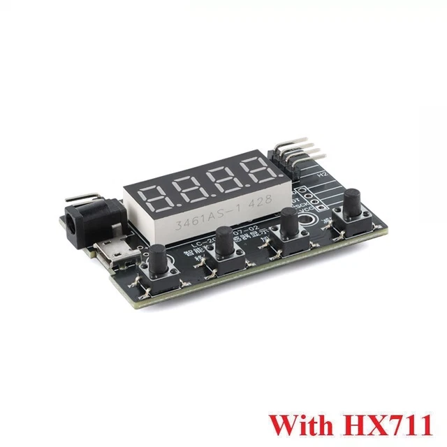 HX711 LOAD CELL Weight Pressure Sensor /w LED Display 24-bit Electronic ...