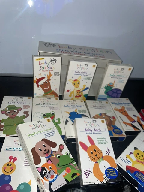 BABY EINSTEIN VHS Tape Lot, Set of 12 Tapes - Clean! Video Collection ...