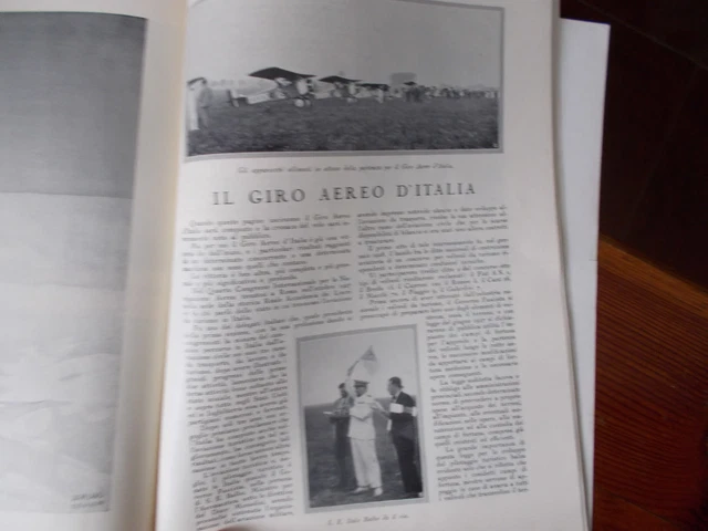 RIVISTA ILLUSTRATA DEL popolo d'Italia '30 IL GIRO AEREO D'ITALIA Gino ...