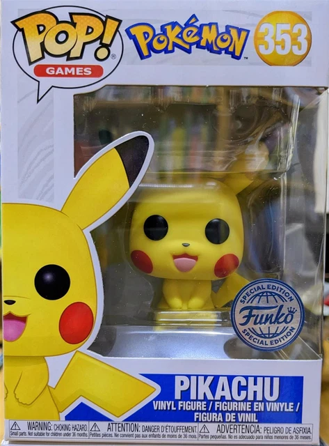 POKEMON: FUNKO POP! Games Pikachu SPECIAL EDITION (Vinyl Figure 353 ...