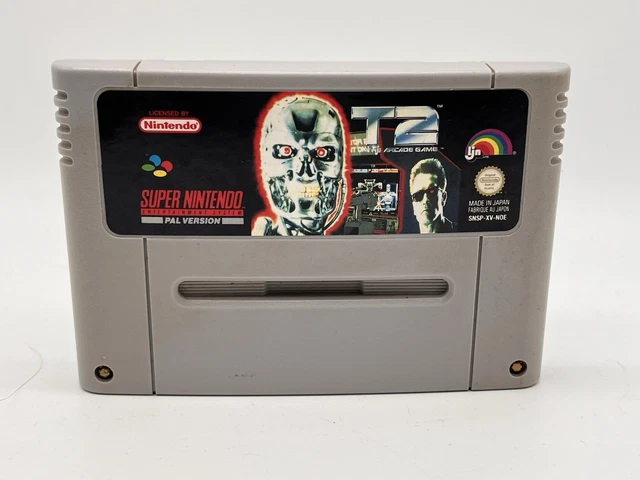 TERMINATOR 2 THE Arcade Game T2 SNES Super Nintedo Modul EUR 18,90 ...