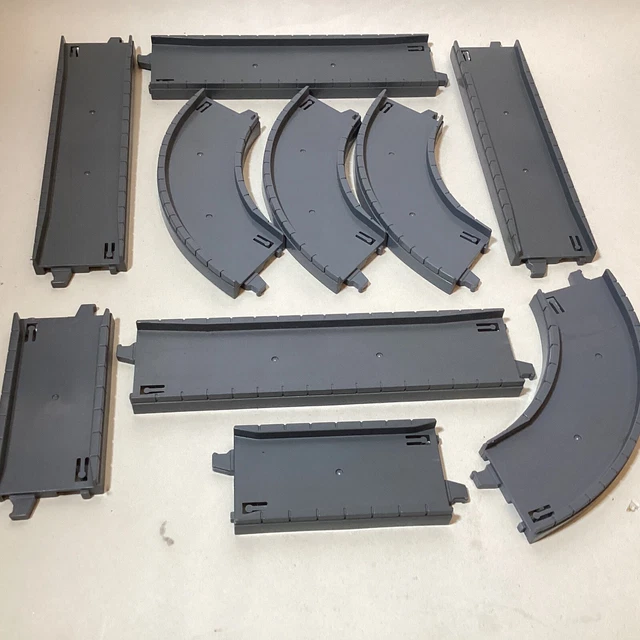 THOMAS AND FRIENDS TOMY Trackmaster Road Pieces straights curves Bundle ...