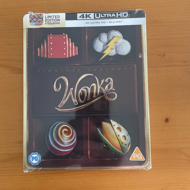 WONKA LIMITED EDITION 4K UHD Blu-Ray Steelbook New Sealed OOP £31.92 - PicClick UK