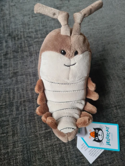 JELLYCAT I AM Niggly Wiggly Woodlouse soft toy Brand New with tags £40. ...