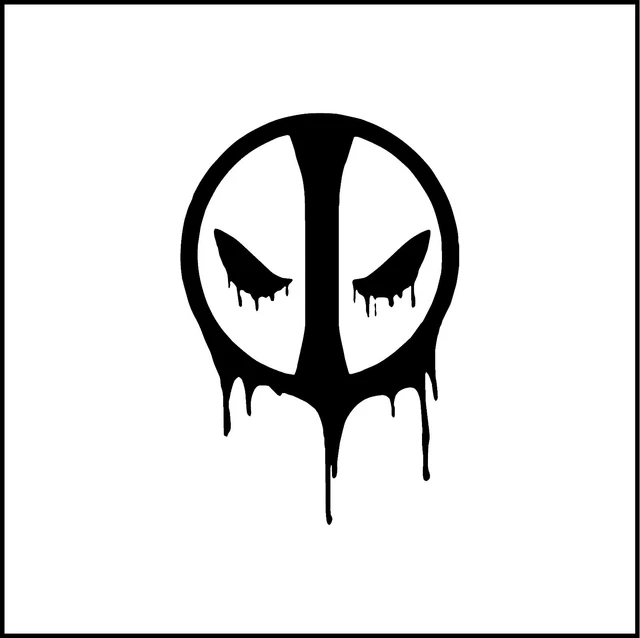 DEADPOOL SYMBOL/LOGO DRIPPING Vinyl Decal $3.00 - PicClick CA