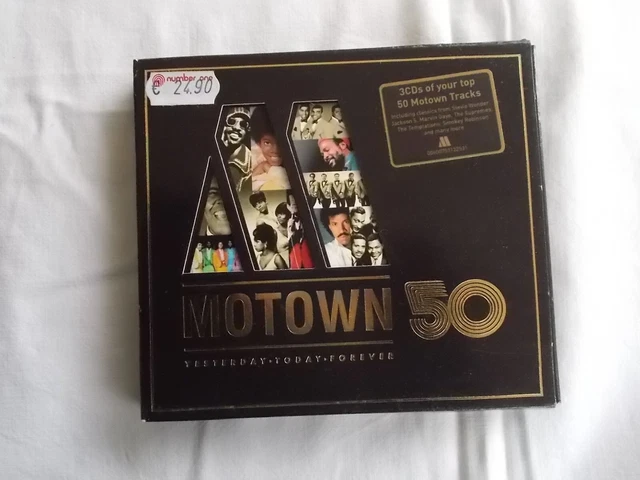 MOTOWN 50 YESTERDAY Today Forever 3 Cd Cd Musica Collezione EUR 16,00 ...