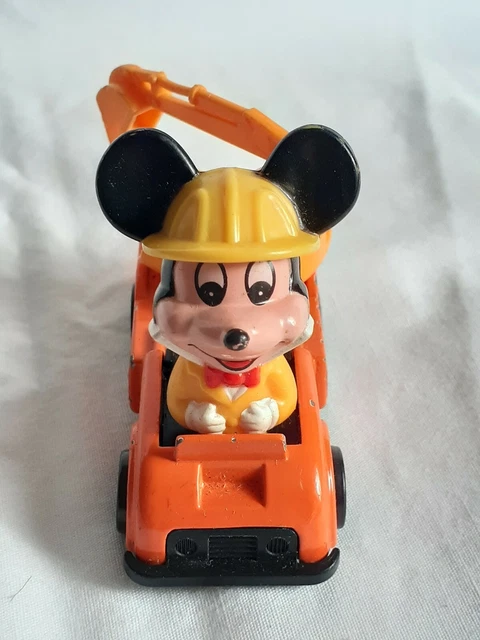 WALT DISNEY PRODUCTIONS Mickey Mouse Loader Digger Car Tomy No. PD-10 ...