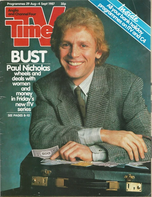 TV TIMES 29 Aug-4 Sept 1987 Paul Nicholas/Michael Jackson in Bad/John Barry/007 £4.50 - PicClick UK