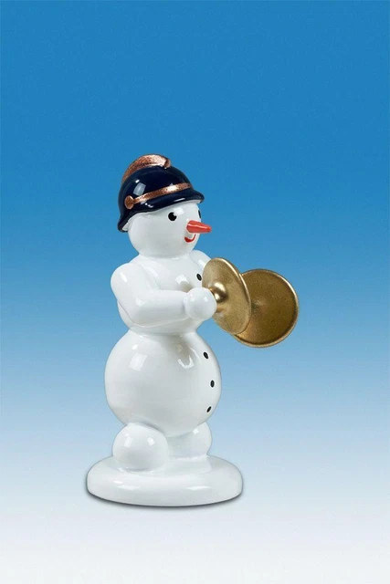 Décoration Noël Allemande Kuhnert - Fumoir En Bois - Bonhomme De Neige ...