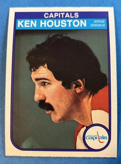 1982-83 OPC 366 Ken Houston WASHINGTON CAPITALS NHL Vintage O Pee Chee ...