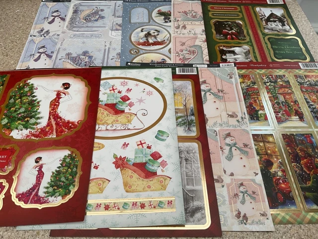 KANBAN PAPER & hunkydory craft Toppers X 10 sheets (christmas ) £10.99 ...