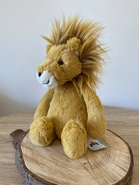 NEW WITH TAG Genuine Jellycat Medium Bashful Lion Soft Toy £29.99 ...