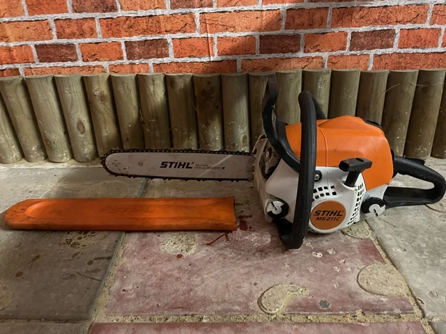 STIHL MS 211C Petrol Chainsaw 2 Stroke 14" 2019 £229.00 - PicClick UK