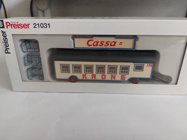 PREISER 21031 CIRCUS,ZIRKUS Krone Kassenwagen OVP EUR 21,00 - PicClick DE