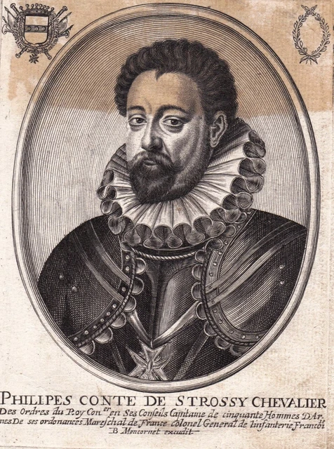 PORTRAIT XVIIE PHILIPPE Strozzi Filippo di Piero Strozzi Condottiere ...