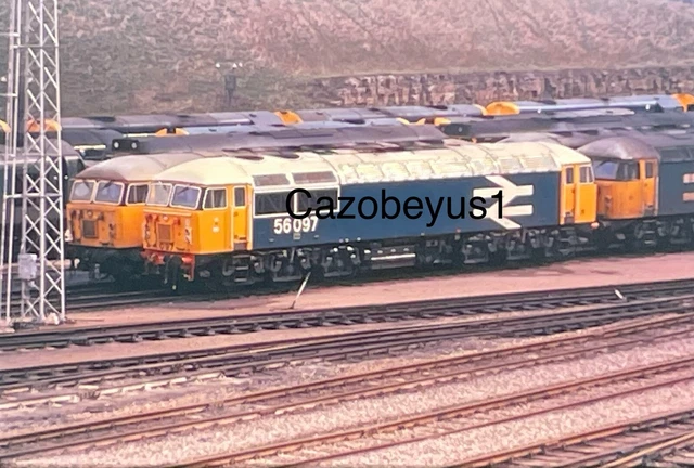 ORIGINAL 35MM TRAIN Class 56 56097 Dated 1985 REFS14 £5.99 - PicClick UK