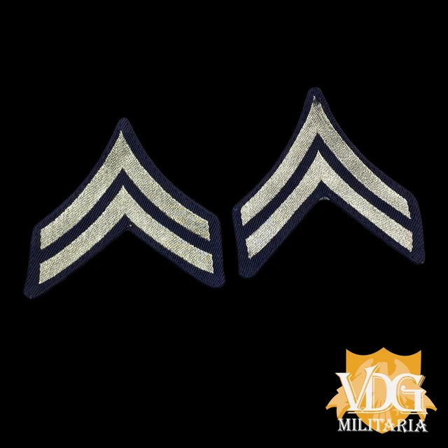WW2 US ARMY Corporal CPL Cloth Rank Insignia Patch Set #L291 £5.98 ...
