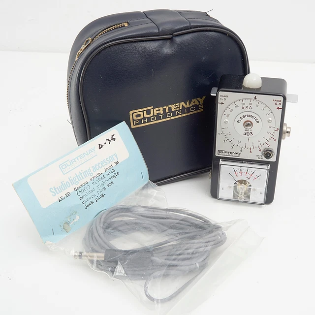 VINTAGE COURTENAY FLASHMETER 303 MKII With SYNC CORD. £8.66 - PicClick UK
