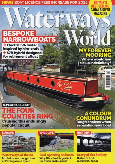 WATERWAYS WORLD MAGAZINE February 2025 £11.02 - PicClick UK