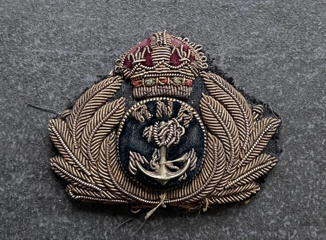 WW1 ROYAL NAVAL Reserve Officers Original Cap Badge £78.75 - PicClick UK