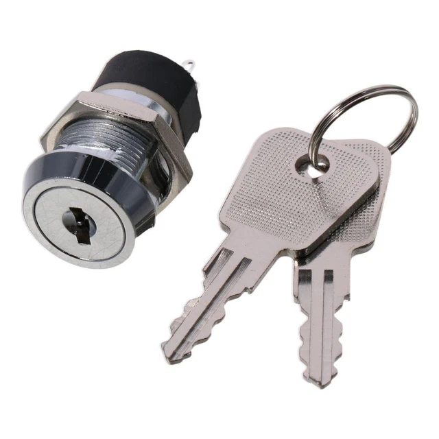 2NO 2NC PUSH Button Switch 2 Positions Electric Keylock Durable DIY £7.21 - PicClick UK