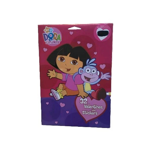 NICKELODEON DORA THE Explorer Valentine Box Set - 32 Valentines ...