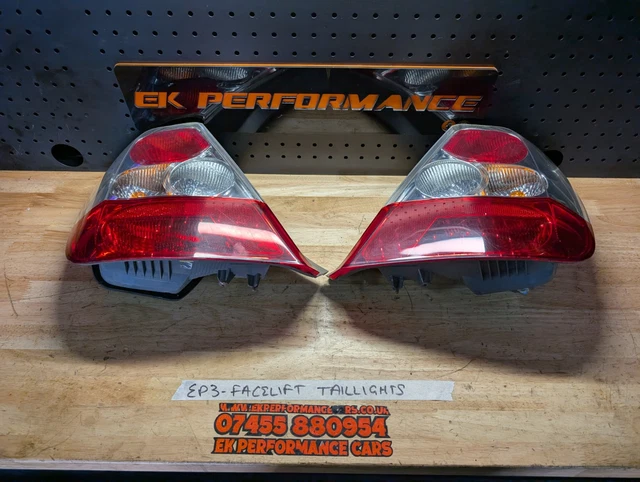 HONDA CIVIC EP3 Type R Facelift Rear Tail Lights £63.12 - PicClick UK