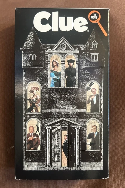 CLUE: THE MOVIE (VHS, 1990) Tim Curry, Madeline Kahn, Christopher Lloyd ...