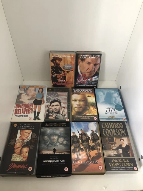 15 RATED VHS Bundle Of Ten Vibtage Collectors Items £11.11 - PicClick UK