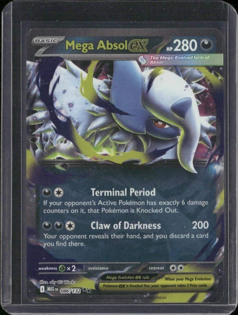 POKÉMON TCG MEGA Evolutions Mega Absol Ex 086/132 £1.78 - PicClick UK