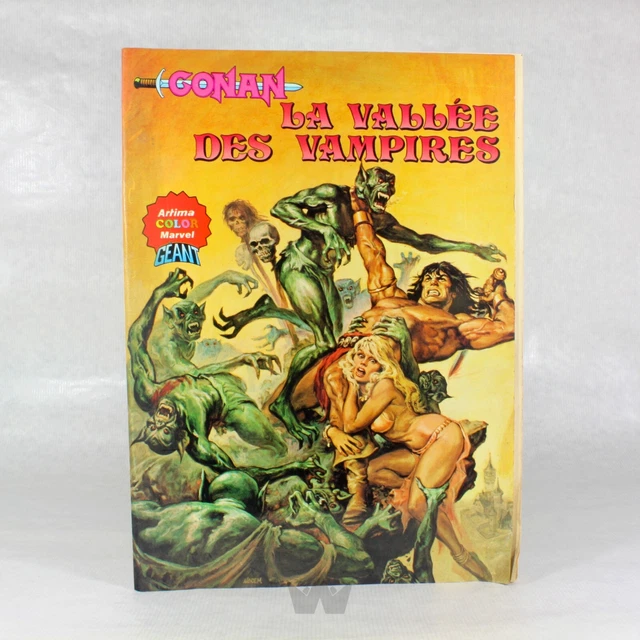 ARTIMA COLOR MARVEL Géant - CONAN LA VALLEE DES VAMPIRES - N°4 - 1981 ...