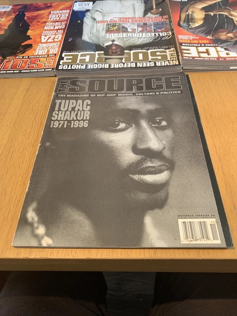 THE SOURCE NOVEMBER 1996 Tupac Shakur 1971 - 1996 Hip Hop Culture And ...