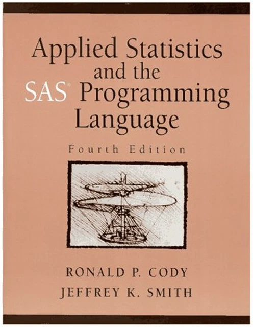 APPLIQUÉ STATISTIQUES ET The SAS Programmation Language Livre de Poche ...