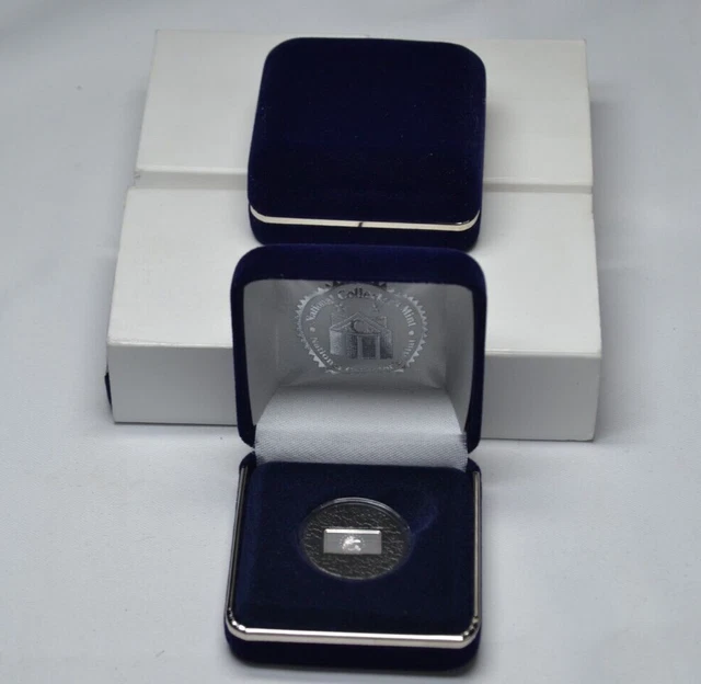 THE PURE SILVER Eagle Ingot by National Collectors Mint 1000mg Silver ...