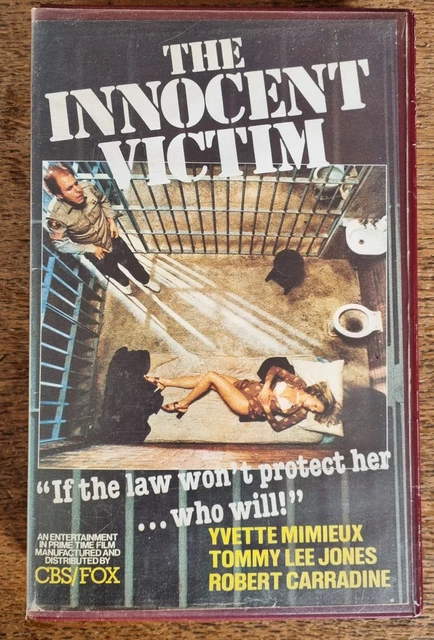 VHS VIDEO THE Innocent Victim Large Case Ex-Rental Pre-Cert CBS/FOX ...
