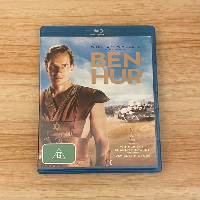 BEN HUR 1959 Blu-ray Original 65mm Version Region Free 2 Discs Charlton ...