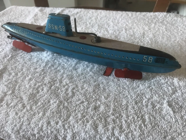 MARUSAN TOYS JAPAN , Sous Marin Naitilus SSN-58 .Tin Toys EUR 25,00 ...