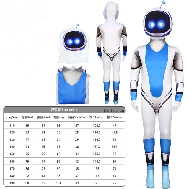 2026 KID ASTRO bot Cosplay Costume Role Play Halloween Jumpsuit ...