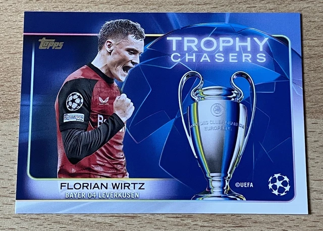 TOPPS UCC FLAGSHIP 2024 2025 Florian Wirtz Bayer Leverkusen Trophy ...