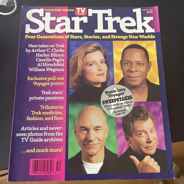 TV GUIDE - Star Trek Four Generations Collectors Edition Spring 1995 ...