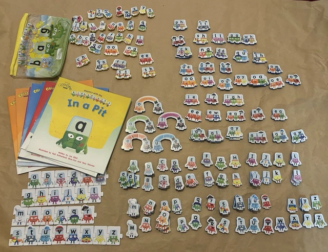 ALPHABLOCKS BUNDLE BOOKS Foam Lettters Puzzle Cbeebies £29.99 - PicClick UK