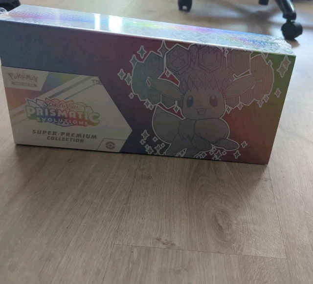 POKÉMON TCG PRISMATIC Evolutions Super Premium Collection Brand New and ...