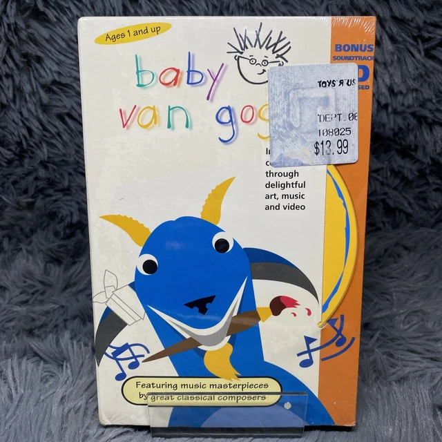 DISNEY’S BABY EINSTEIN - Baby Van Gogh VHS Tape 2002 With CD New ...