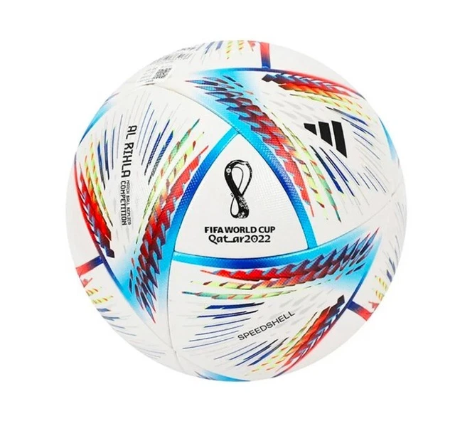 ADIDAS FIFA COUPE du Monde 2022 Qatar Al Rihla Ballon d'Allum Taille 5 ...