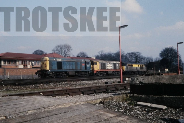 35MM SLIDE BR British Rail Diesel Loco 31568 Class 31 1993 Basingstoke ...