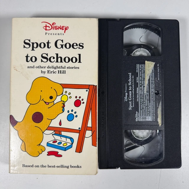 SPOT GOES TO School VHS Video Tape Disney Presents £5.98 - PicClick UK