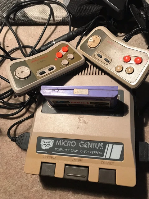 RETRO CONSOLE MICRO Genius IQ-501 - Vintage With Game 180-in-1 180 ...