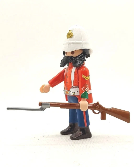 PLAYMOBIL CUSTOM BRITISH ENGLISH COLONIAL Soldier ANGLO-ZULU WAR SERGEANT B £9.37 - PicClick UK
