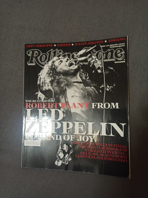 RIVISTA MAGAZINE ROLLING Stone N.87 Led Zeppelin ----- 2011 EUR 7,00 ...