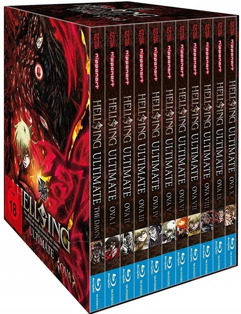 HELLSING ULTIMATE OVA - Vol. 1-10 + The Dawn Mediabooks im Sammelschuber BluRay EUR 699,99 ...